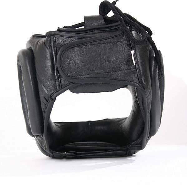 Headgear Leather Head Guard with Jaw Face Protection – Mani Sports®